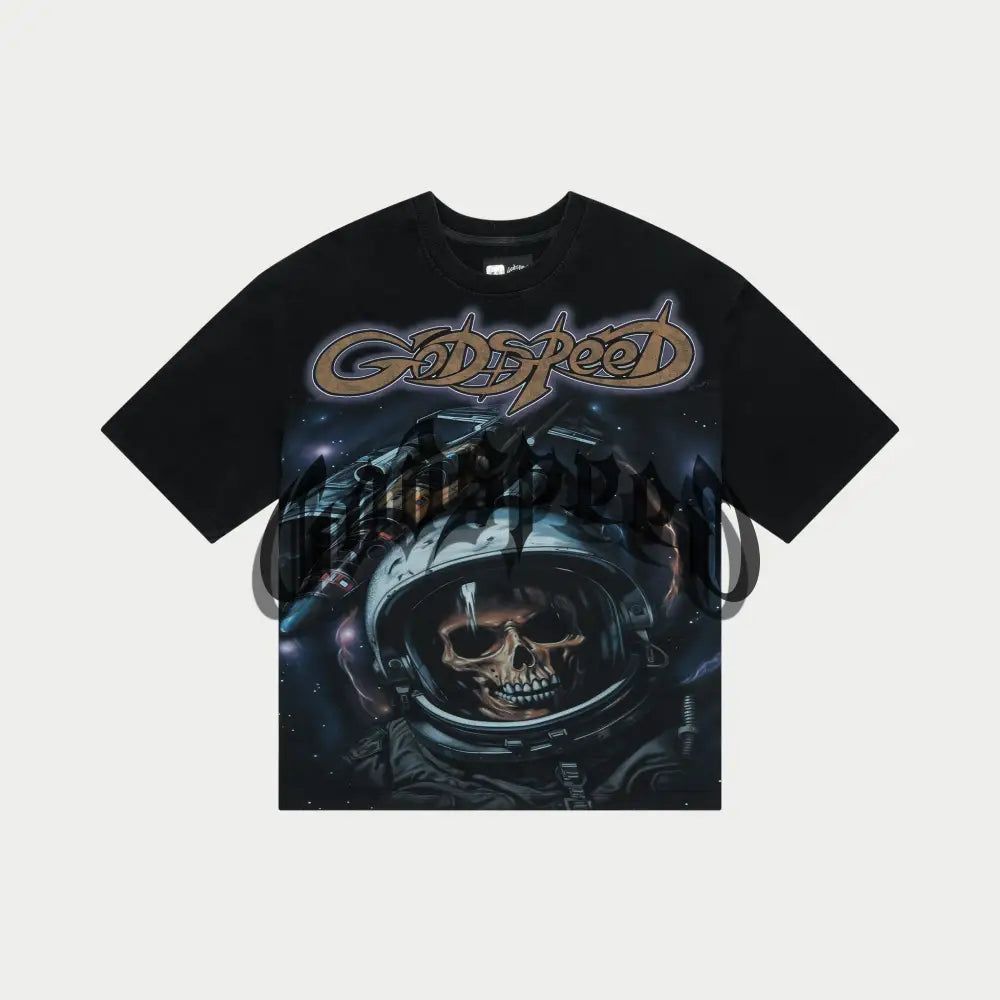 Godspeed Space Traveler T-Shirt Black Wash – Common Hype