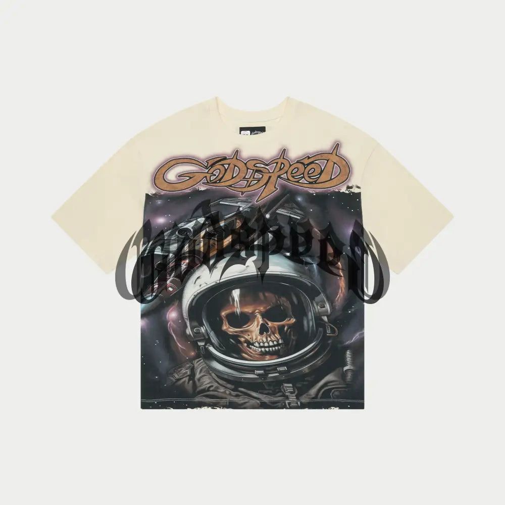 Godspeed Space Traveler T-Shirt Bone – Common Hype
