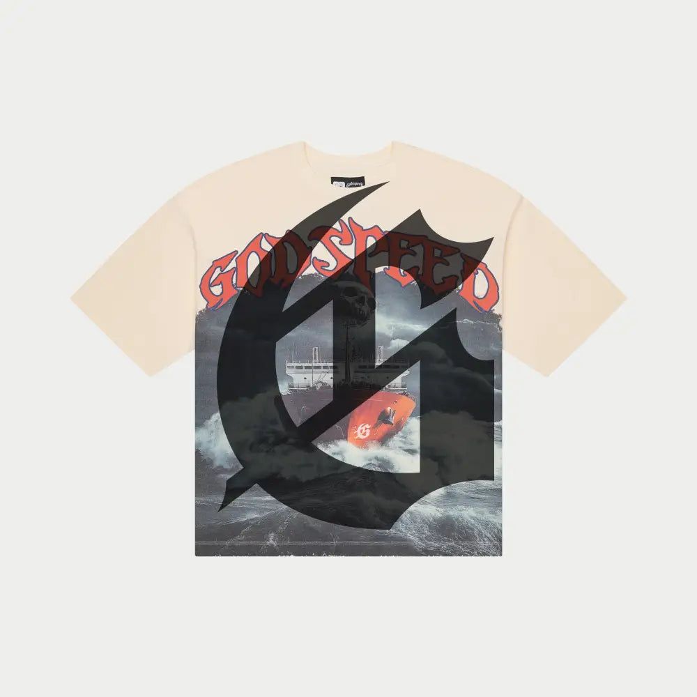 Godspeed Sea Sick T-Shirt Bone – Common Hype