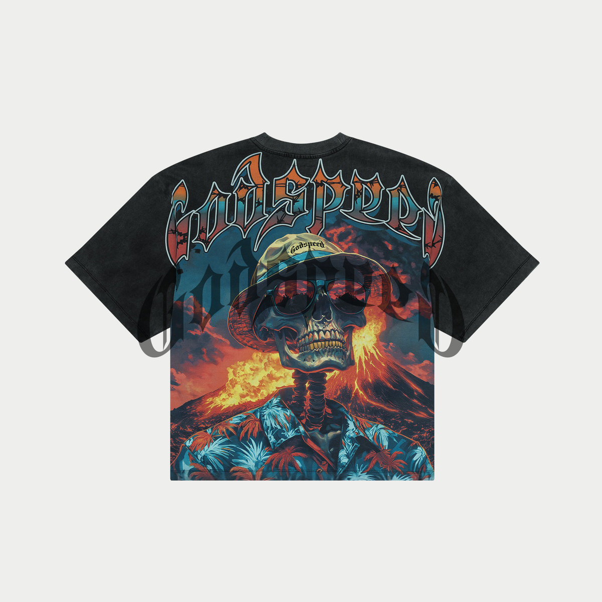 Godspeed Natural Disaster T-Shirt Black Wash – Common Hype