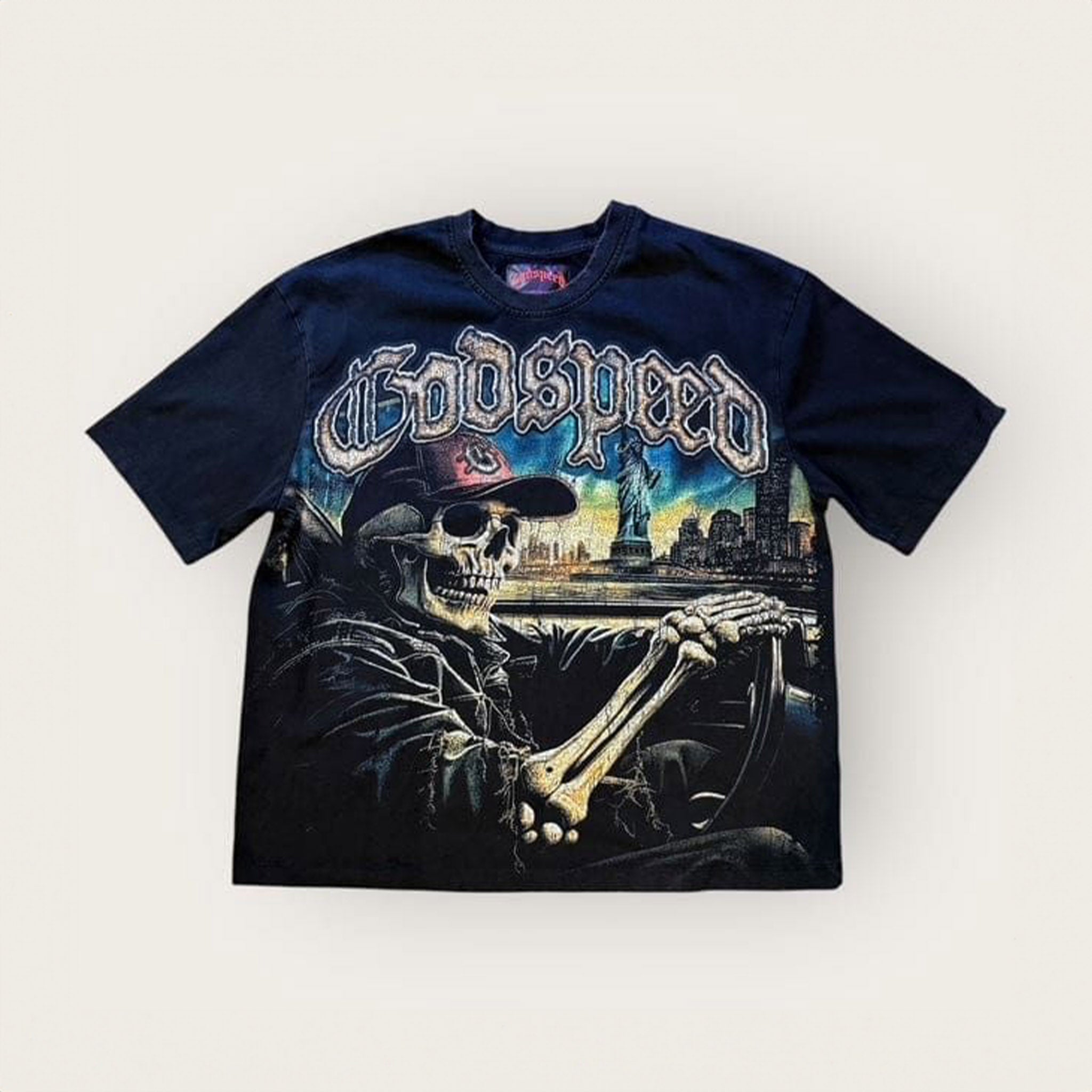 Godspeed Sightseeing T-Shirt Black Wash – Common Hype