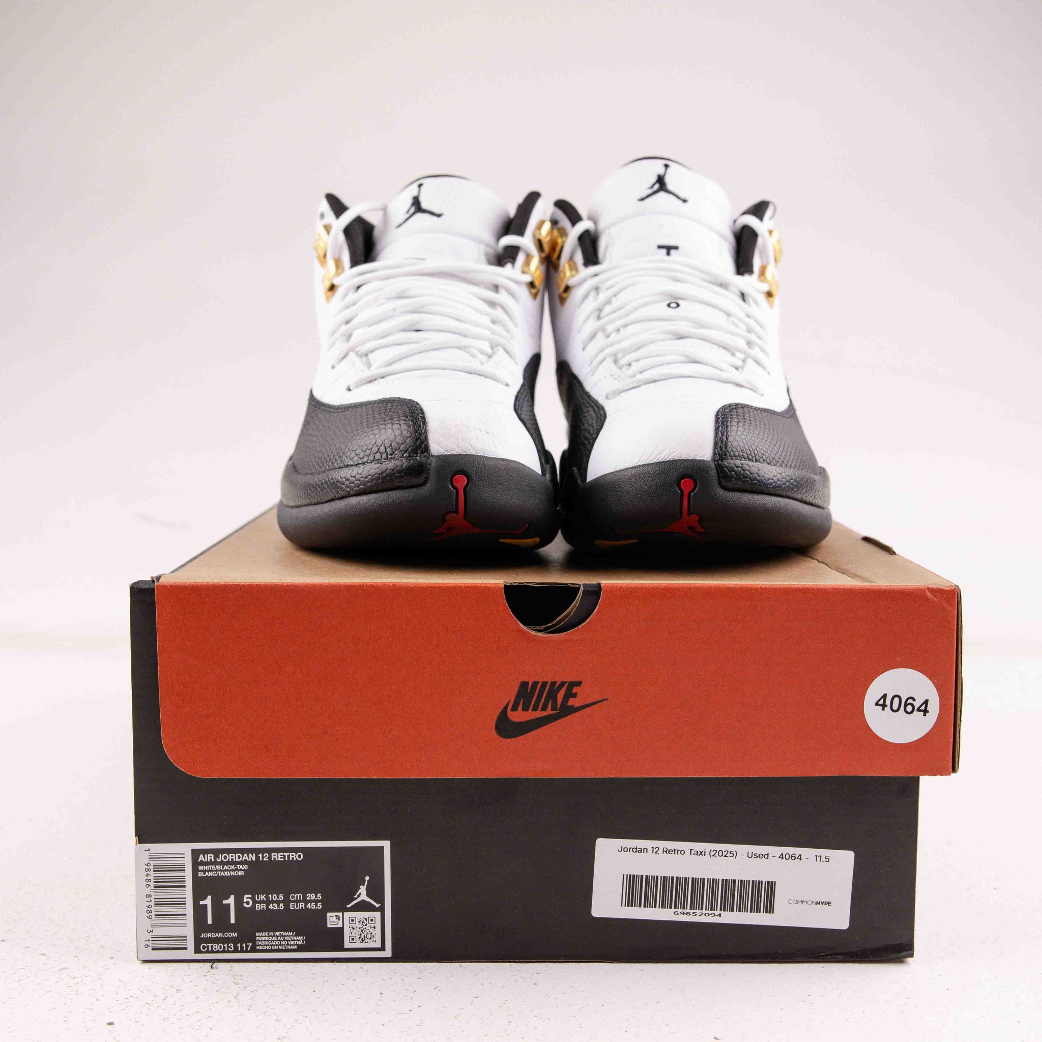 Jordan 12 Retro Taxi (2025) - Used - 4064 – Common Hype