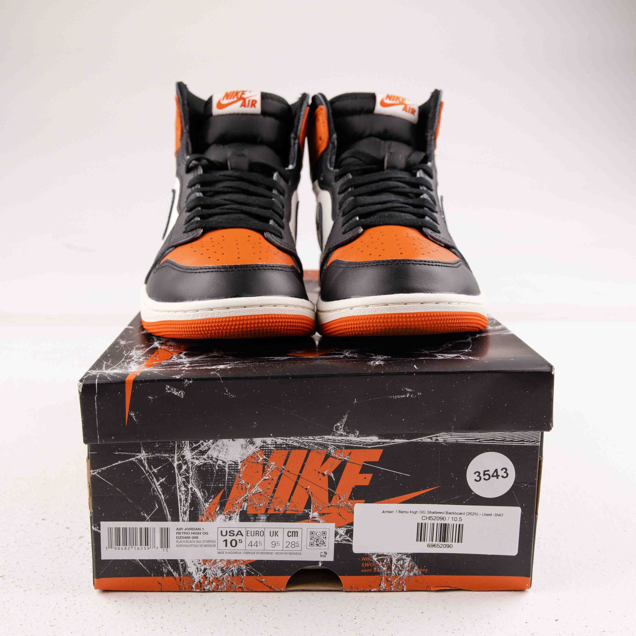 Jordan 1 Retro High OG Shattered Backboard (2025) - Used -3543 – Common ...