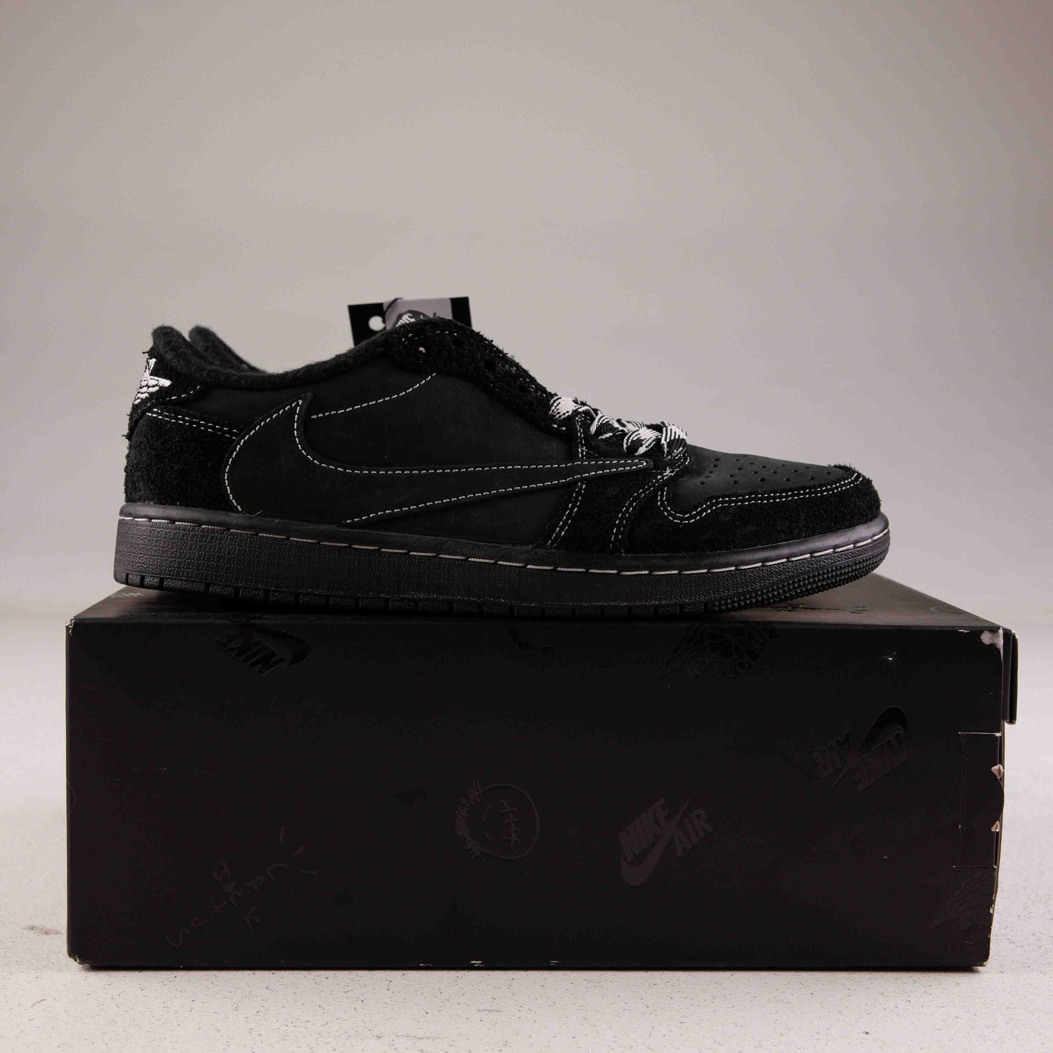 Jordan 1 Retro Low OG SP Travis Scott Black Phantom - Used - 4081 ...