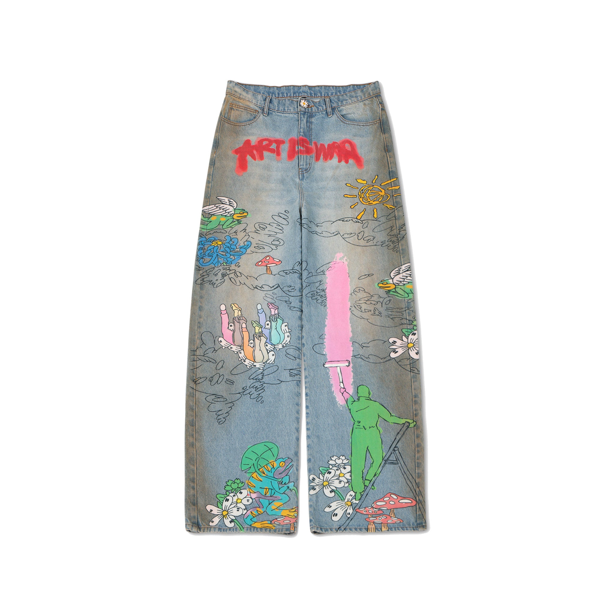 WNTD Apparel 'Art Is War' Painter Pants – Common Hype